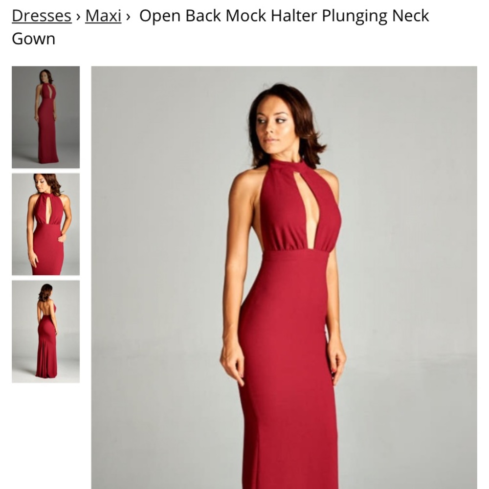 Emerald Green Open Back Dressgown Gem